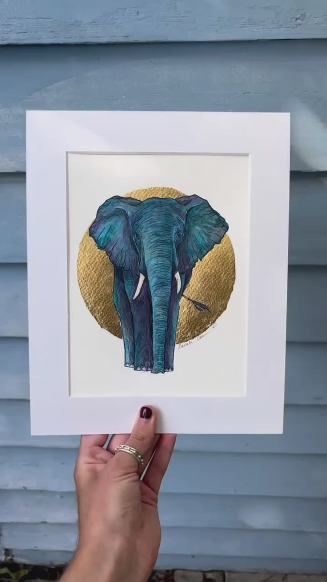 Elephant – Sarah Cronin Art
